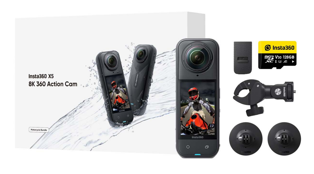 Insta360 X5 Motorcycle Multi View Camera Bundle – Ducati Bros