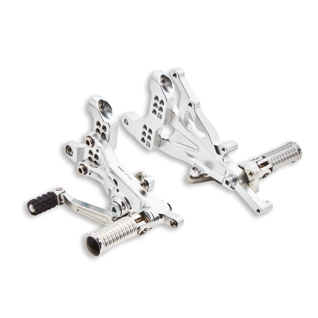 Panigale Adjustable Rider Footpegs In Aluminium | Ducati Bros | Ducati ...